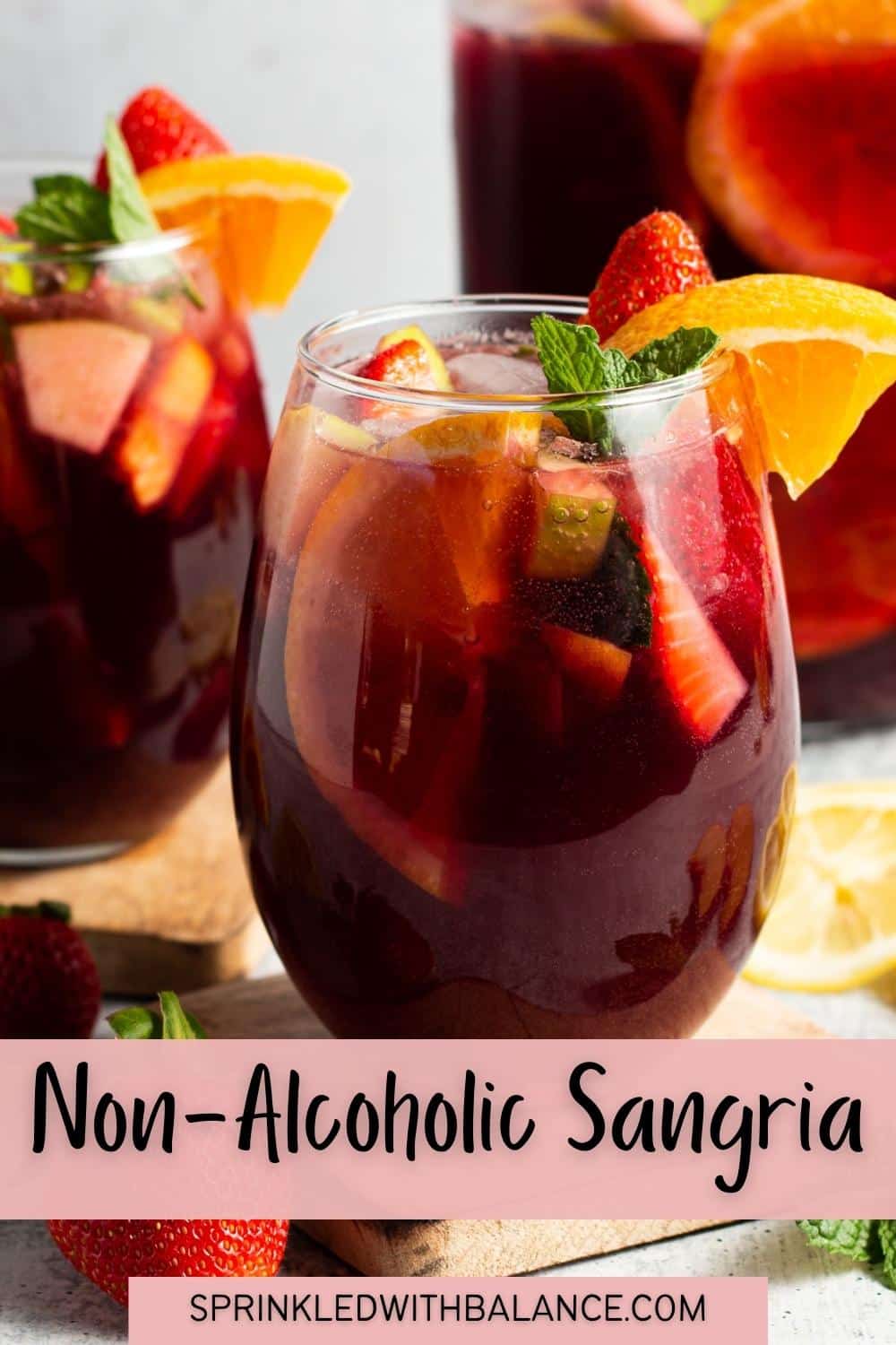 Non-Alcoholic Sangria - Sprinkled With Balance
