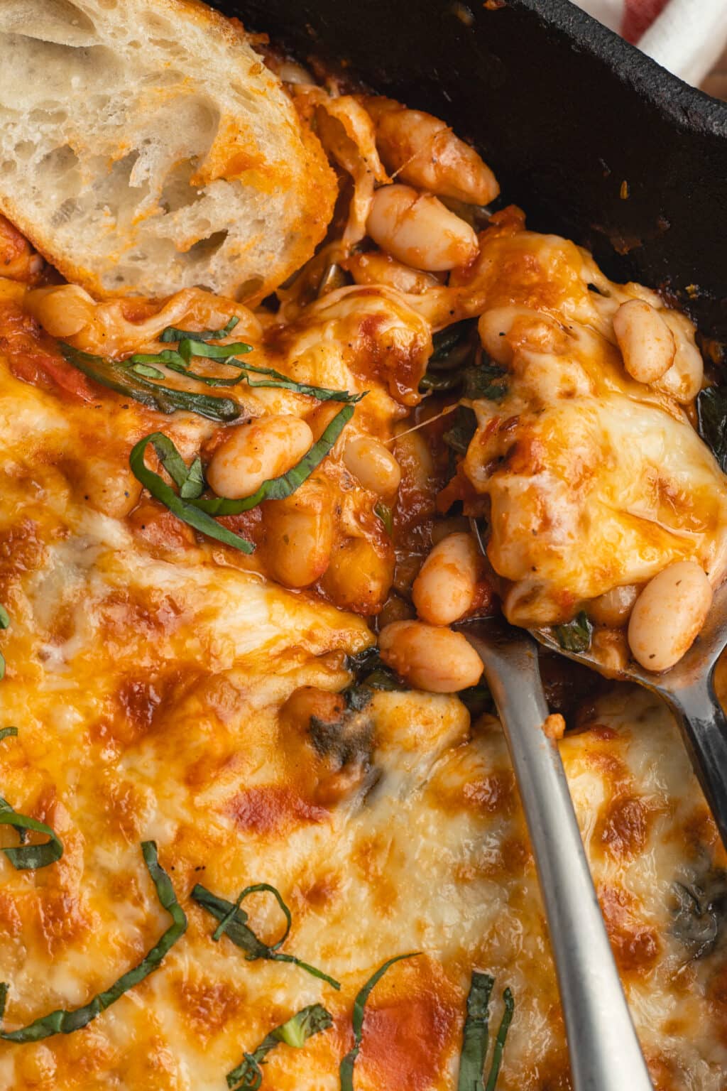 Cheesy White Bean Tomato Bake - Sprinkled With Balance