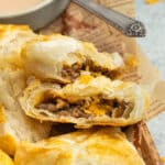 Cheeseburger Puff Pastry Bites - Sprinkled With Balance