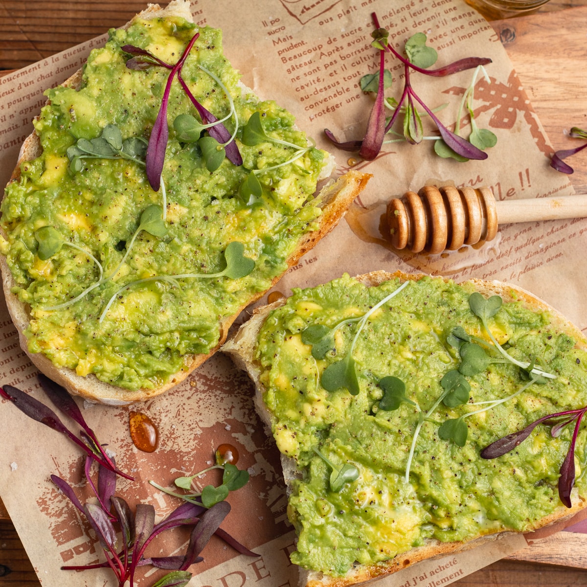 Avocado Toast with Hot Honey - Sprinkled With Balance