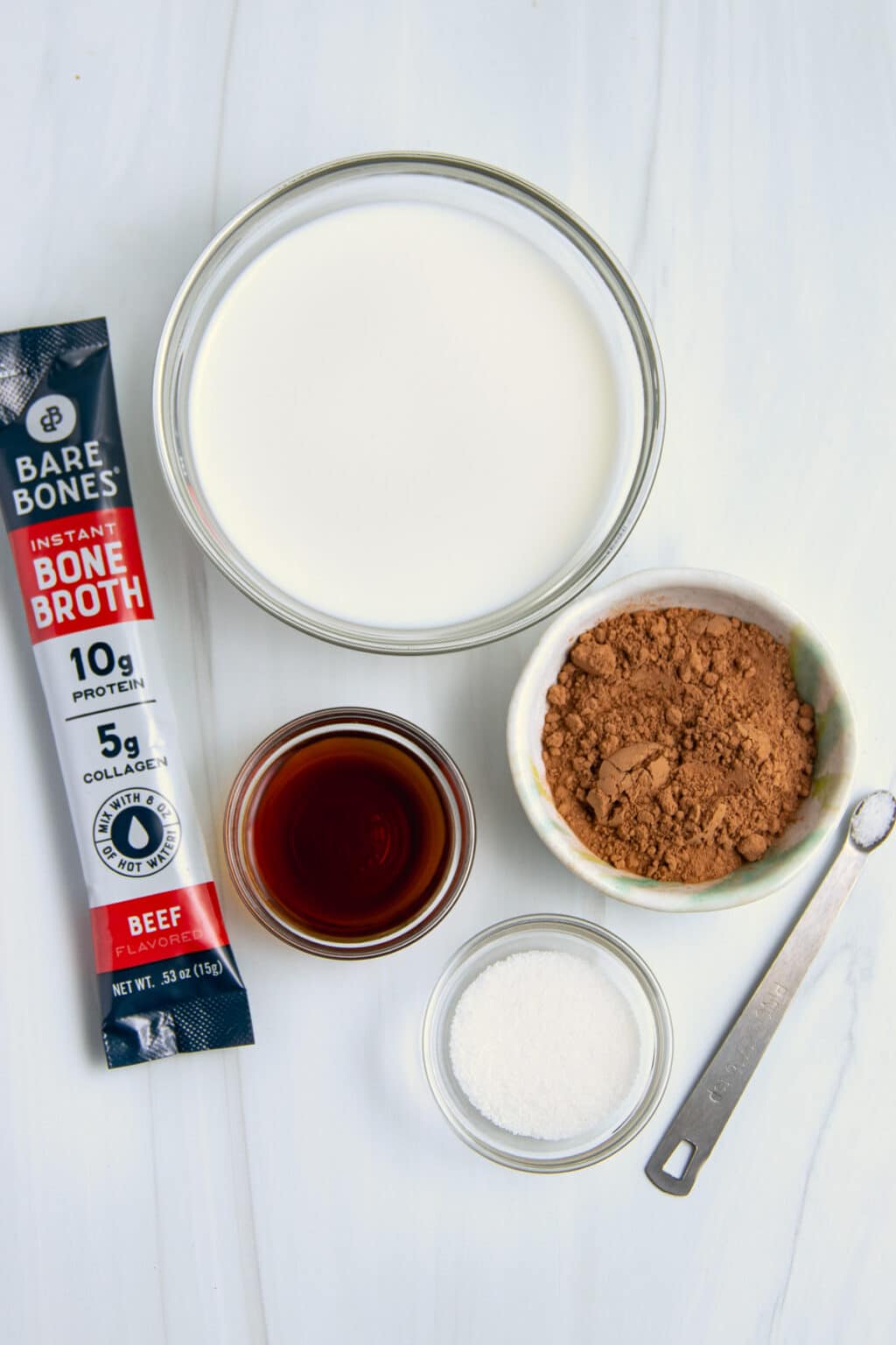 Creamy Bone Broth Hot Chocolate - Sprinkled With Balance