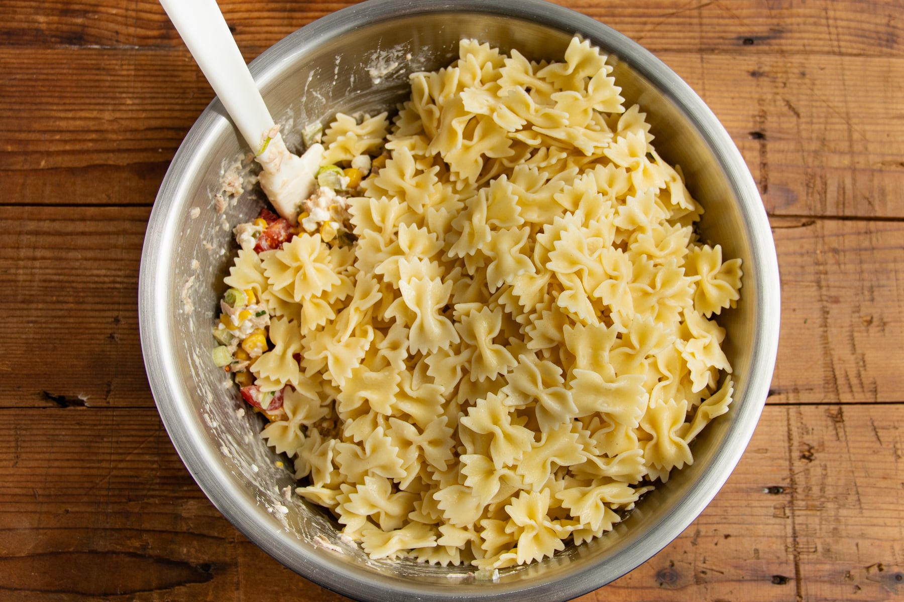 Tuna and Corn Pasta Salad - Sprinkled With Balance