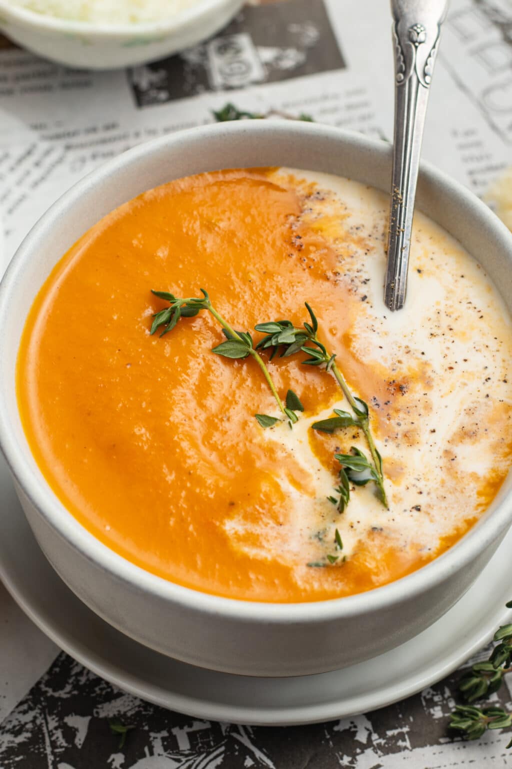 Roasted Tomato Butternut Squash Soup - Sprinkled With Balance